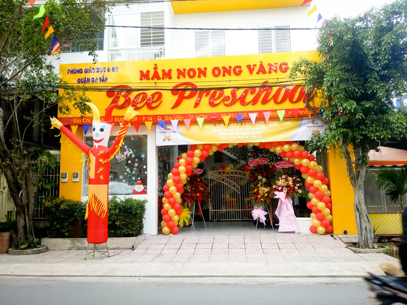 Hình ảnh tiết học tiêu biểu trường mầm non Ong Vàng Gò Vấp